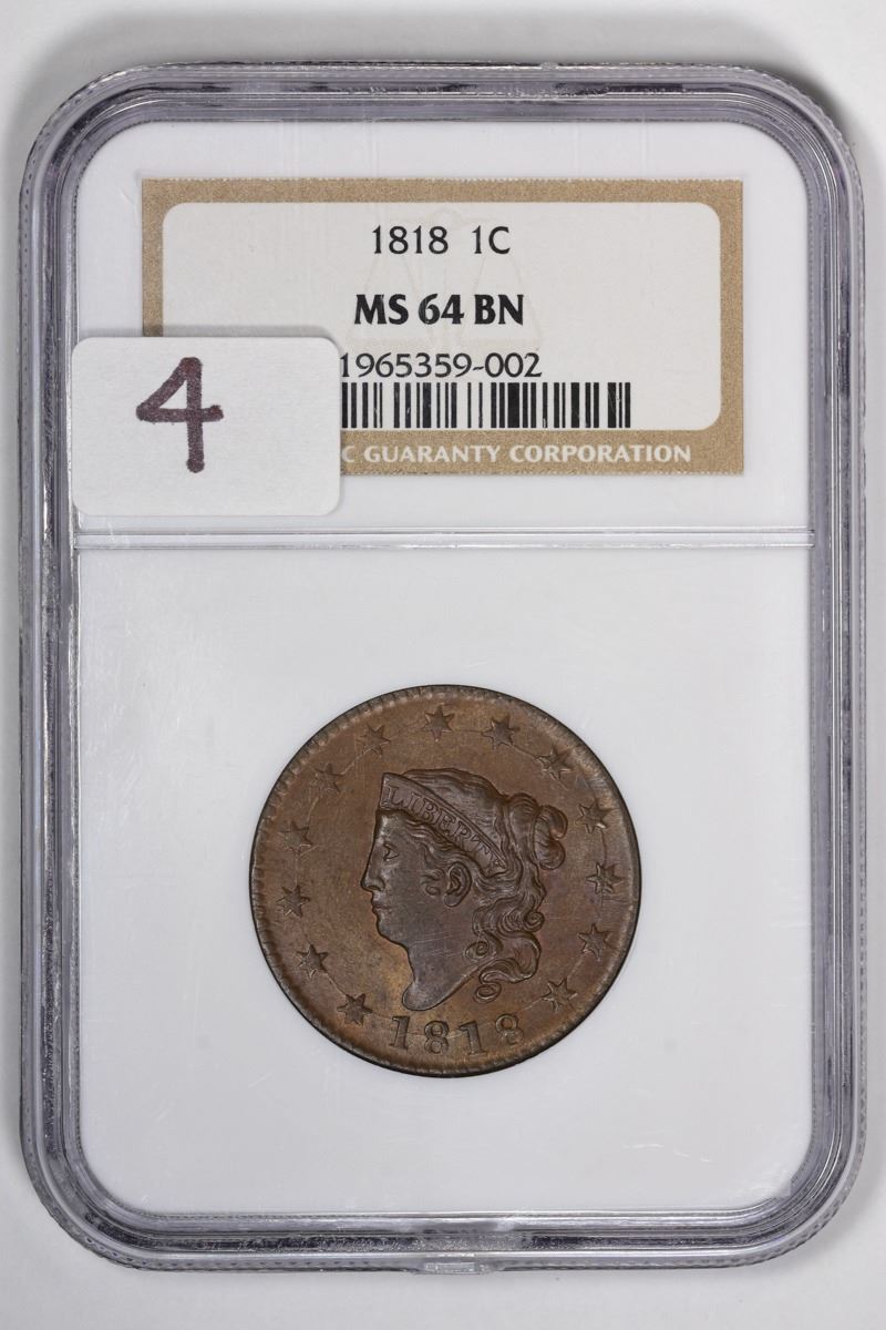 1818 1C Large Cent