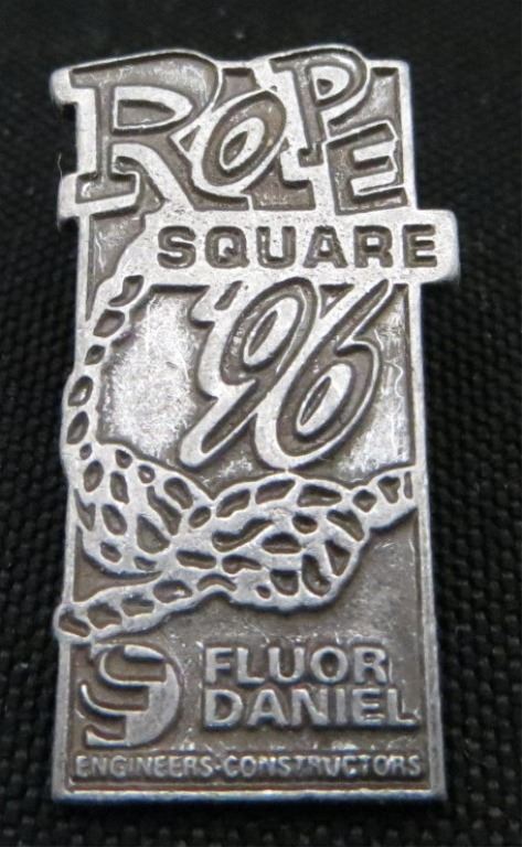 Fluor Daniel Rope Square 96 Collector Pin
