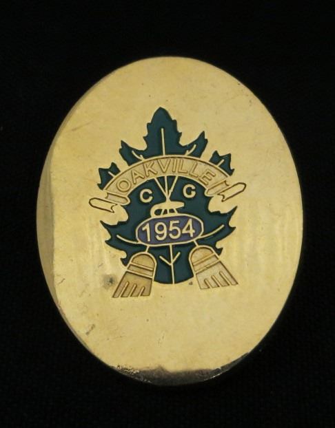 Oakville Curling Club 1954 Collector Pin