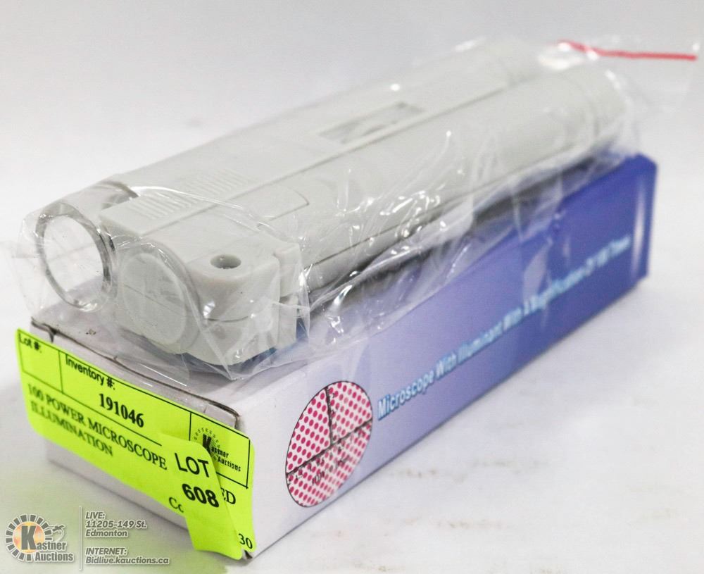 100 POWER MICROSCOPE WITH LED ILLUMINATION