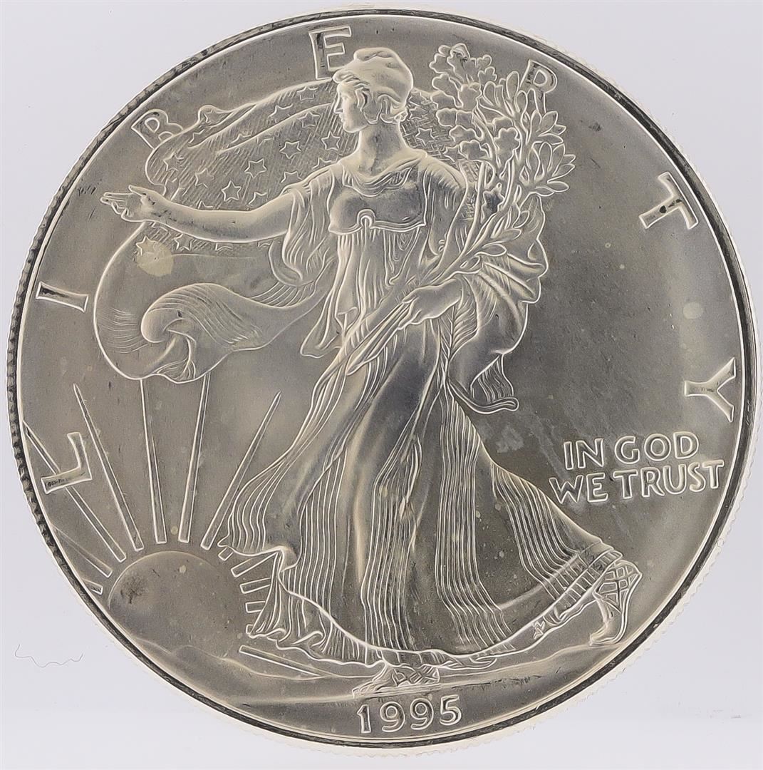 1995 American Silver Eagle Dollar Coin