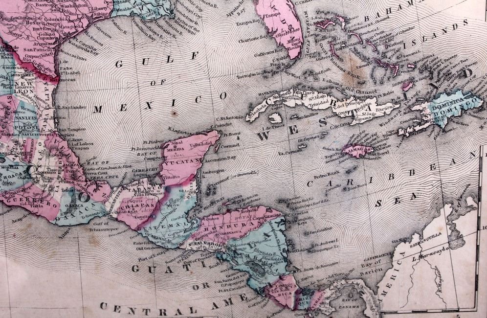 RARE 1863-64 Map of the United States