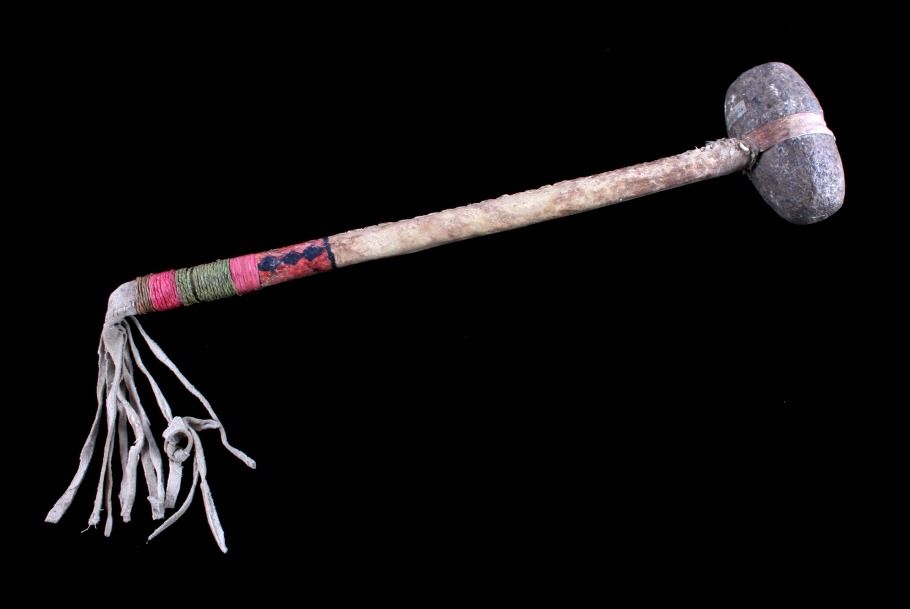 Northern Plains Indian Stone War Club