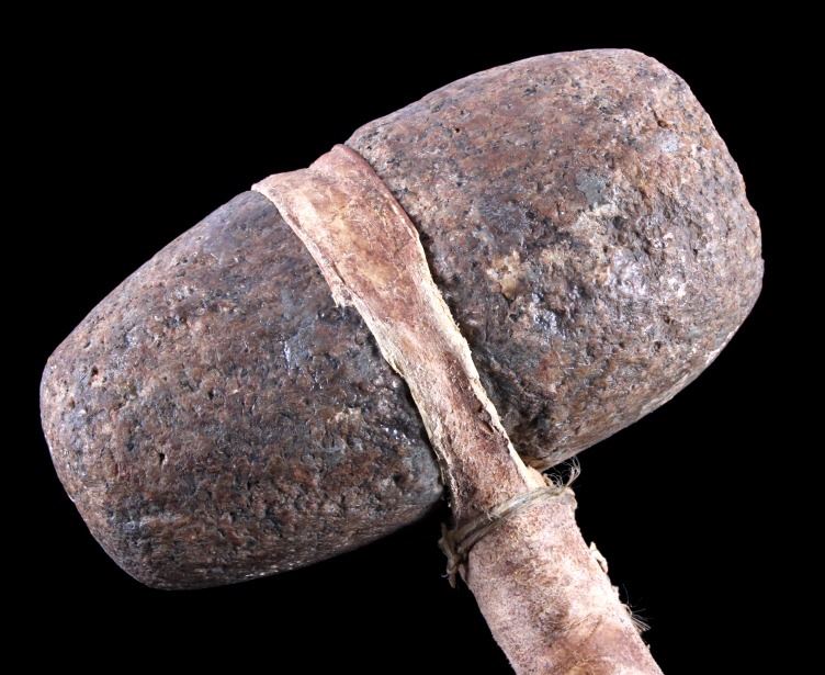 Northern Plains Indian Stone War Club
