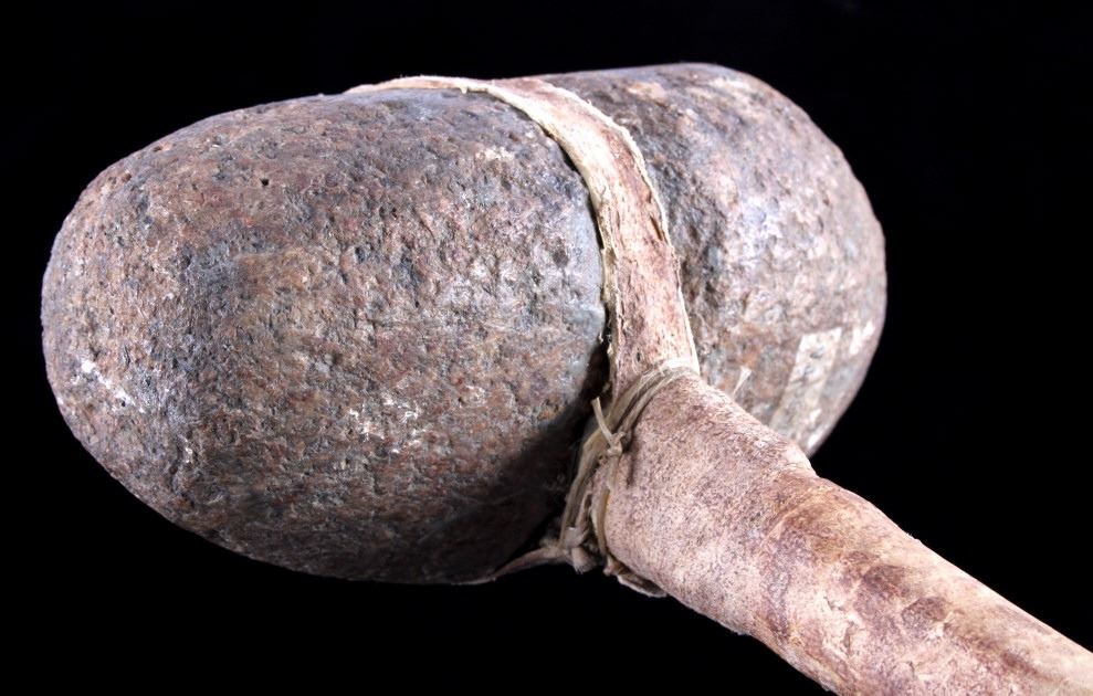 Northern Plains Indian Stone War Club