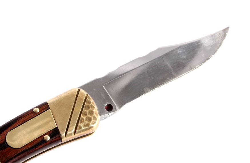 Buck 110 Custom Switchblade Automatic Knife