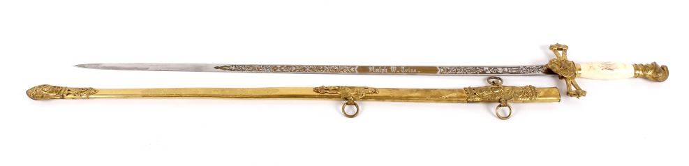Ornate Henderson Ames Co. Fraternal Order Sword