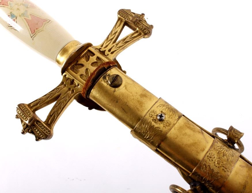 Ornate Henderson Ames Co. Fraternal Order Sword