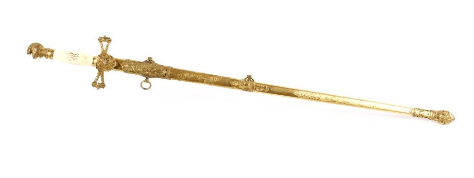 Ornate Henderson Ames Co. Fraternal Order Sword