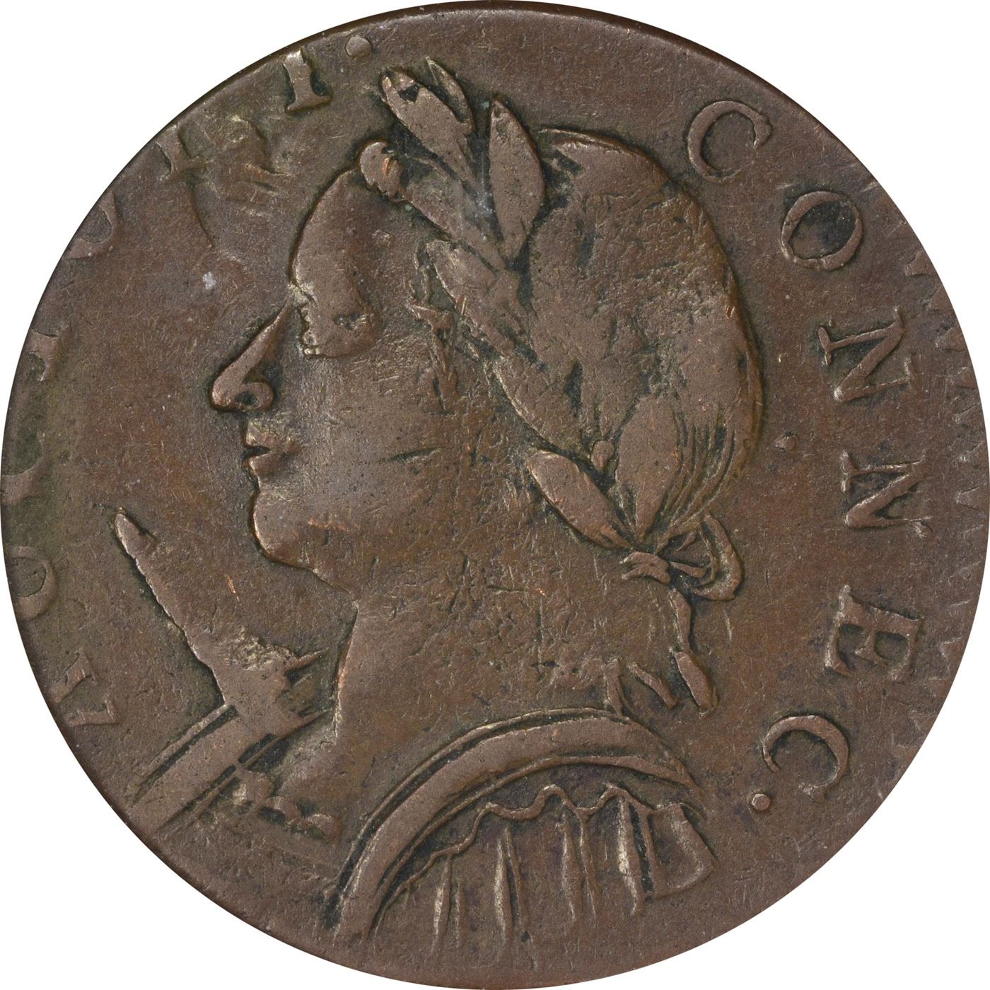 Popular 1787 Connecticut Copper Variety Horned Bust 1787 Connecticut ...