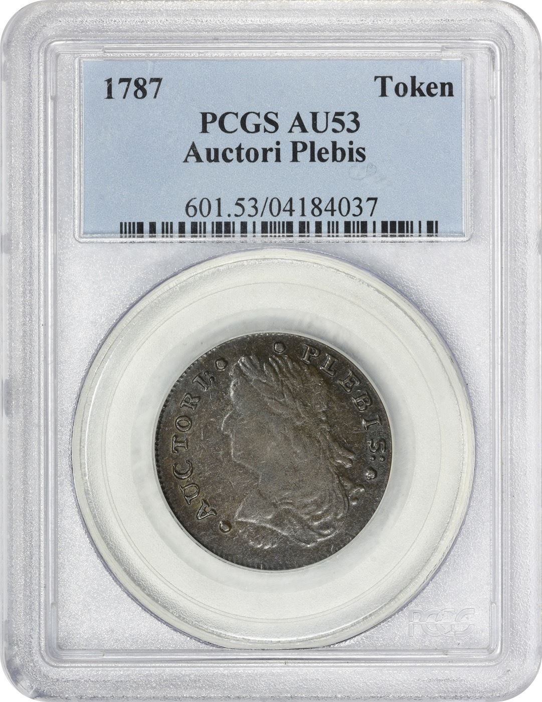 1787 Auctori Plebis Copper 1787 Auctori Plebis Copper. Breen-1147, W ...