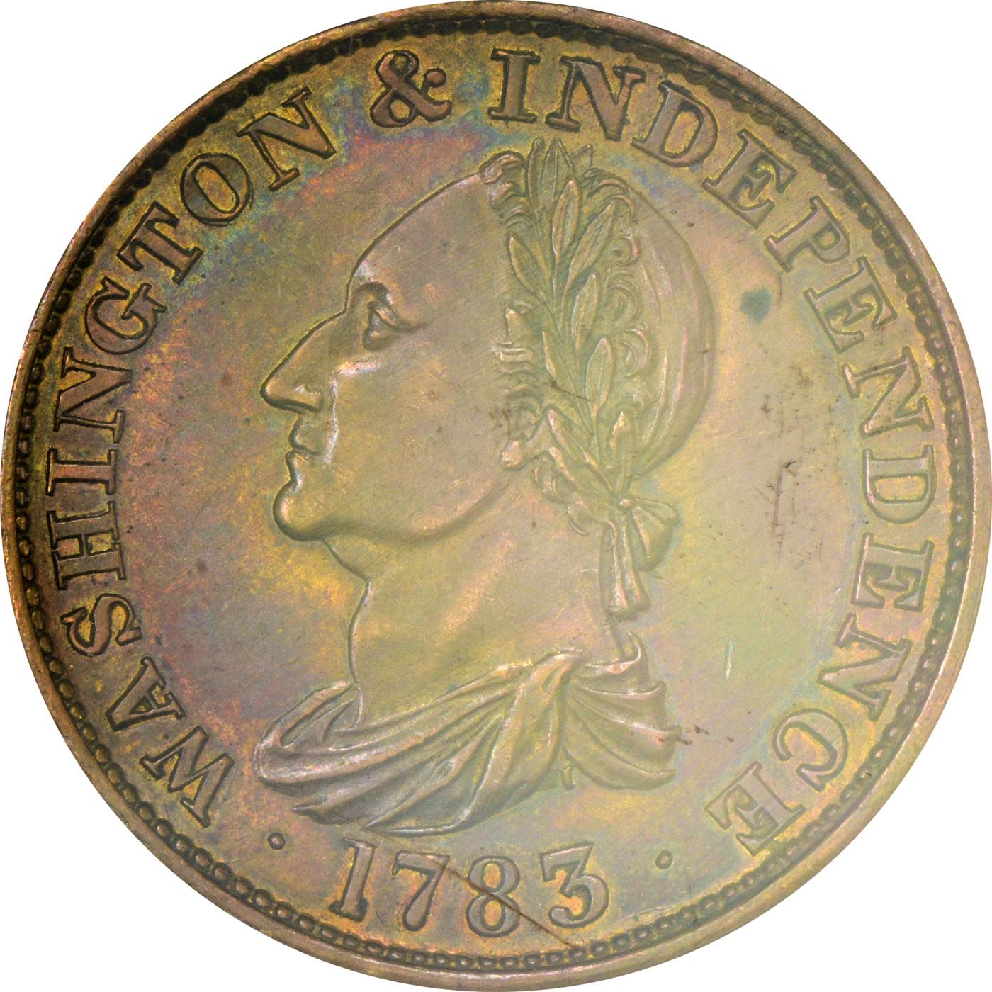 Restrike 1783 Washington & Independence Copper 1783 Washington ...
