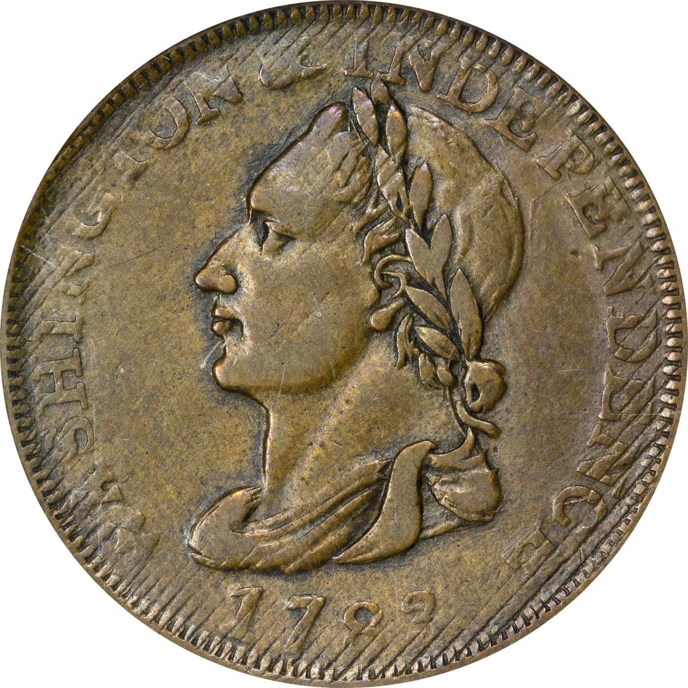 EF 1783 Washington Unity States Cent 1783 Washington. Unity States Cent ...