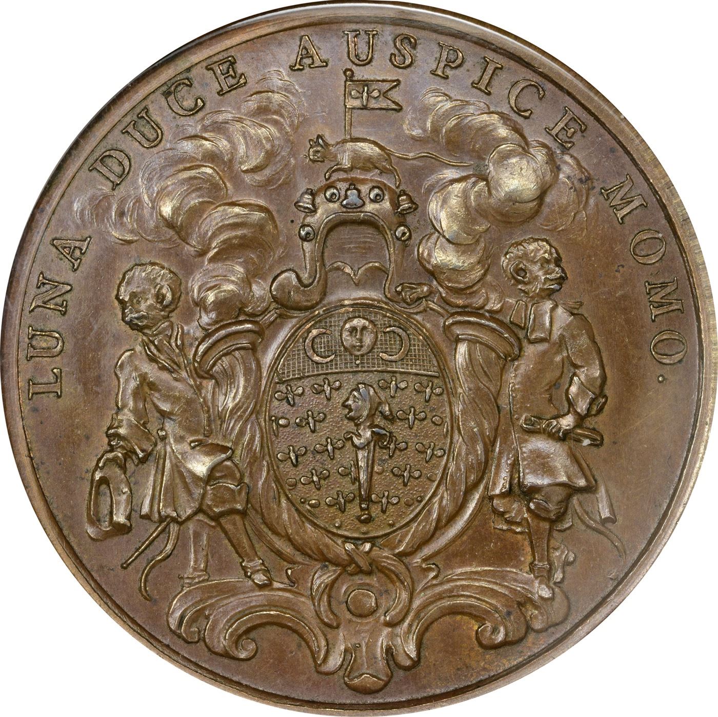 Beautiful Bronze (c. 1720) Betts Medal Betts-37 France. (circa 1720) La ...