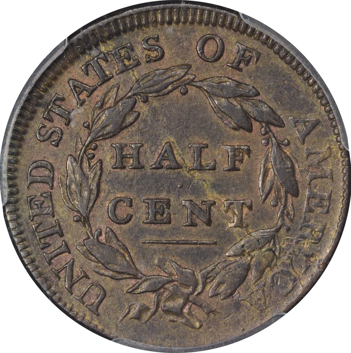 Attractive AU 1809 Half Cent 1809 Half Cent Circle in 0. C-4, B-1 ...