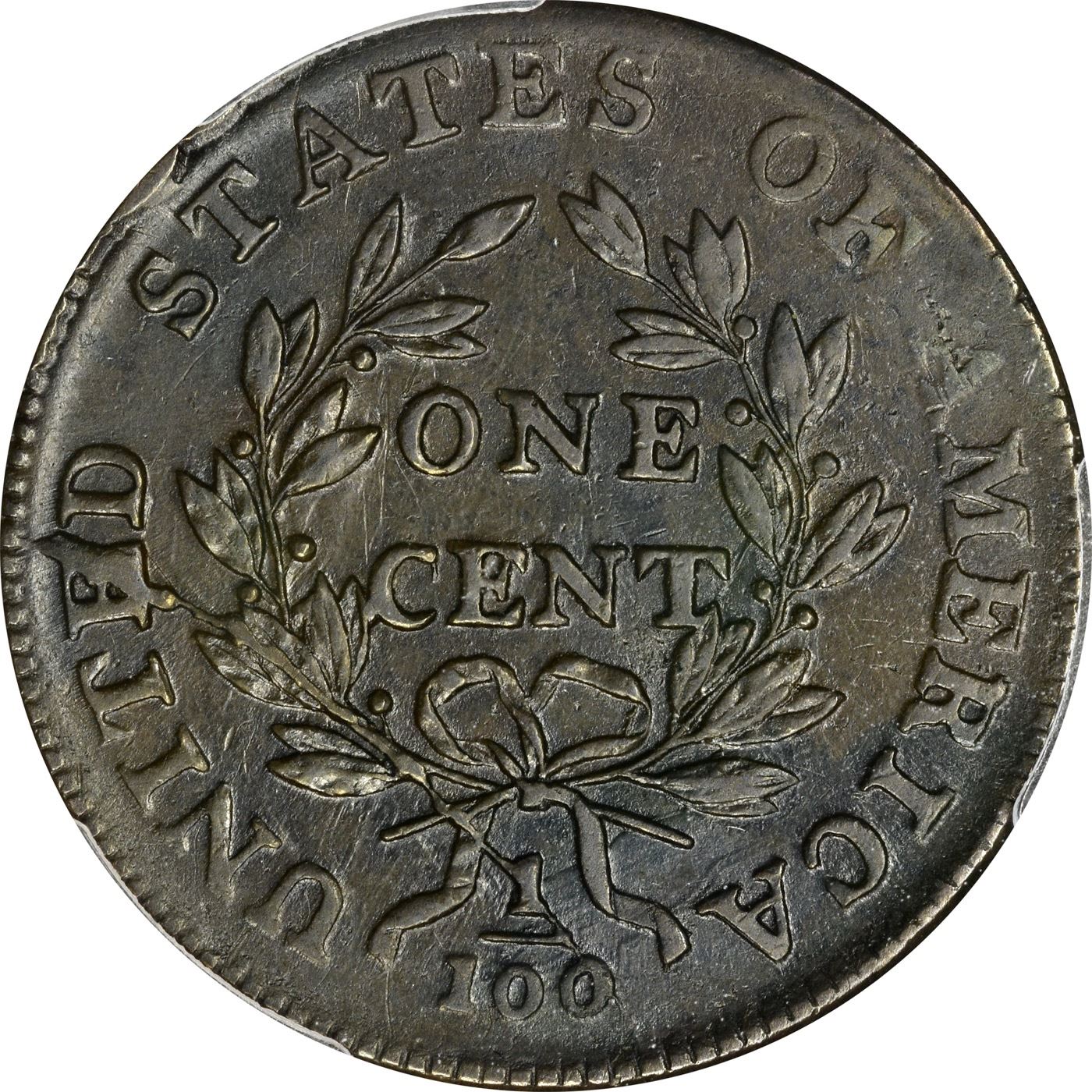 Pleasing AU 1798 Large Cent 1798 Cent S-166. Rarity-1. AU-50 PCGS.
