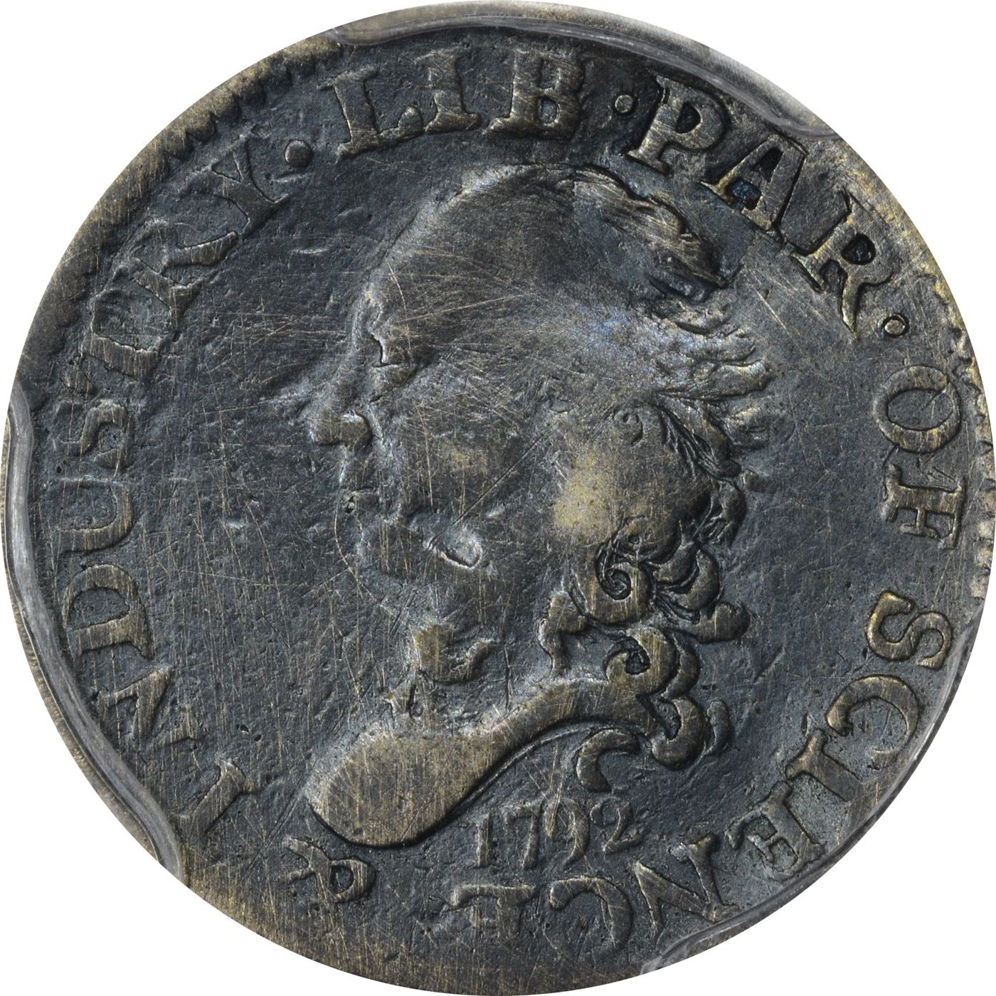 Fine Details 1792 Half Disme 1792 Pattern Half Disme. Judd-7, Pollock-7 ...