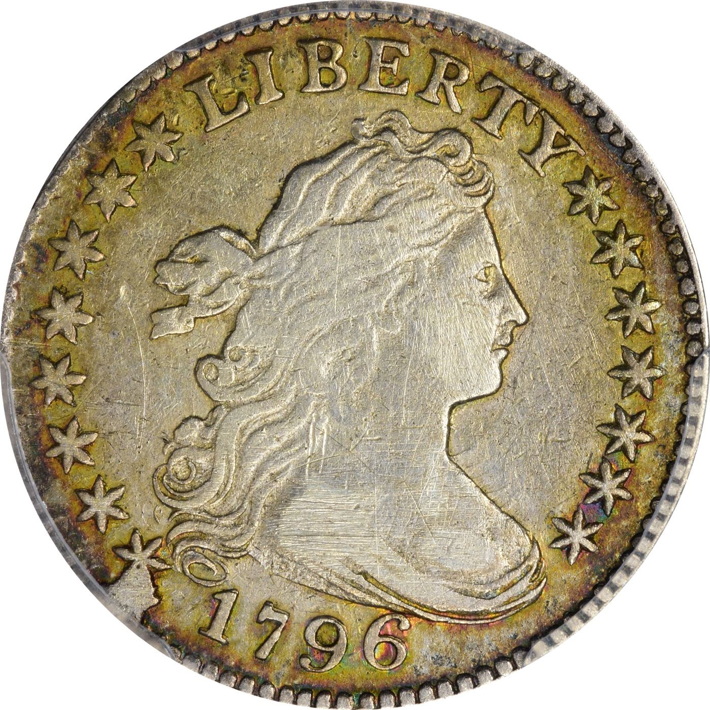 EF Detail 1796 Dime 1796 Dime JR-1. Rarity-3. Genuine – Graffiti – EF ...