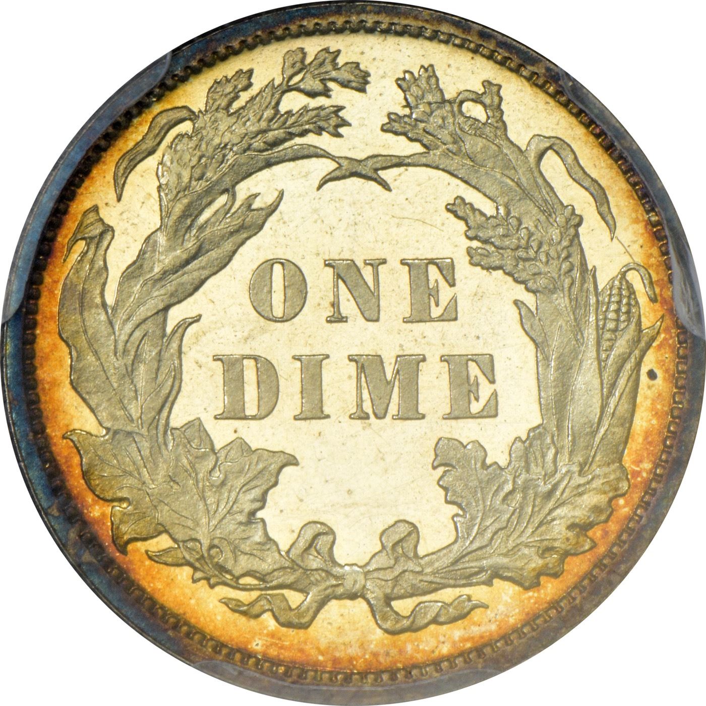 Choice DCAM Proof 1885 Dime 1885 Dime Proof-63 DCAM PCGS.