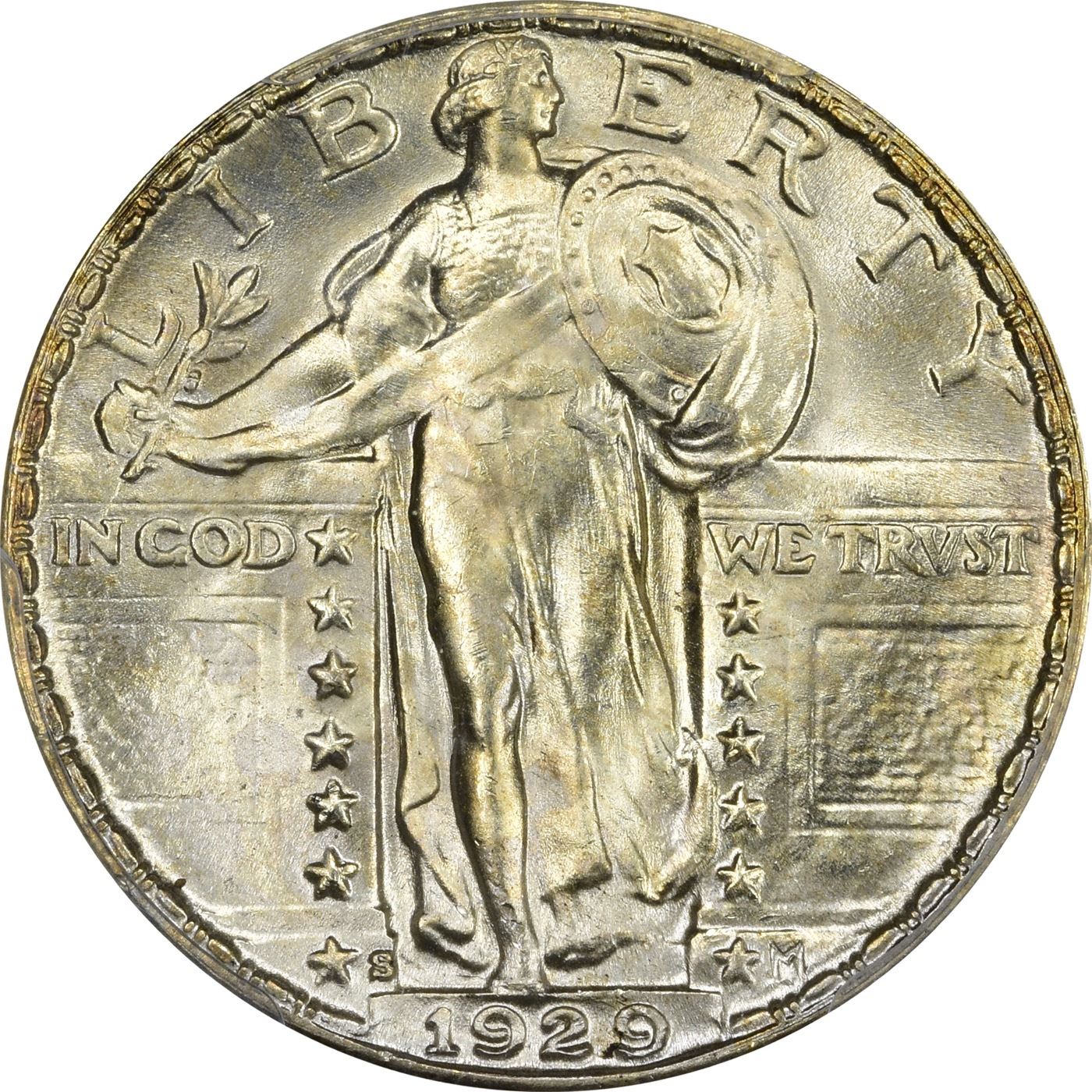 Toned Gem Proof 1936 Quarter 1936 Quarter Proof-66 PCGS.