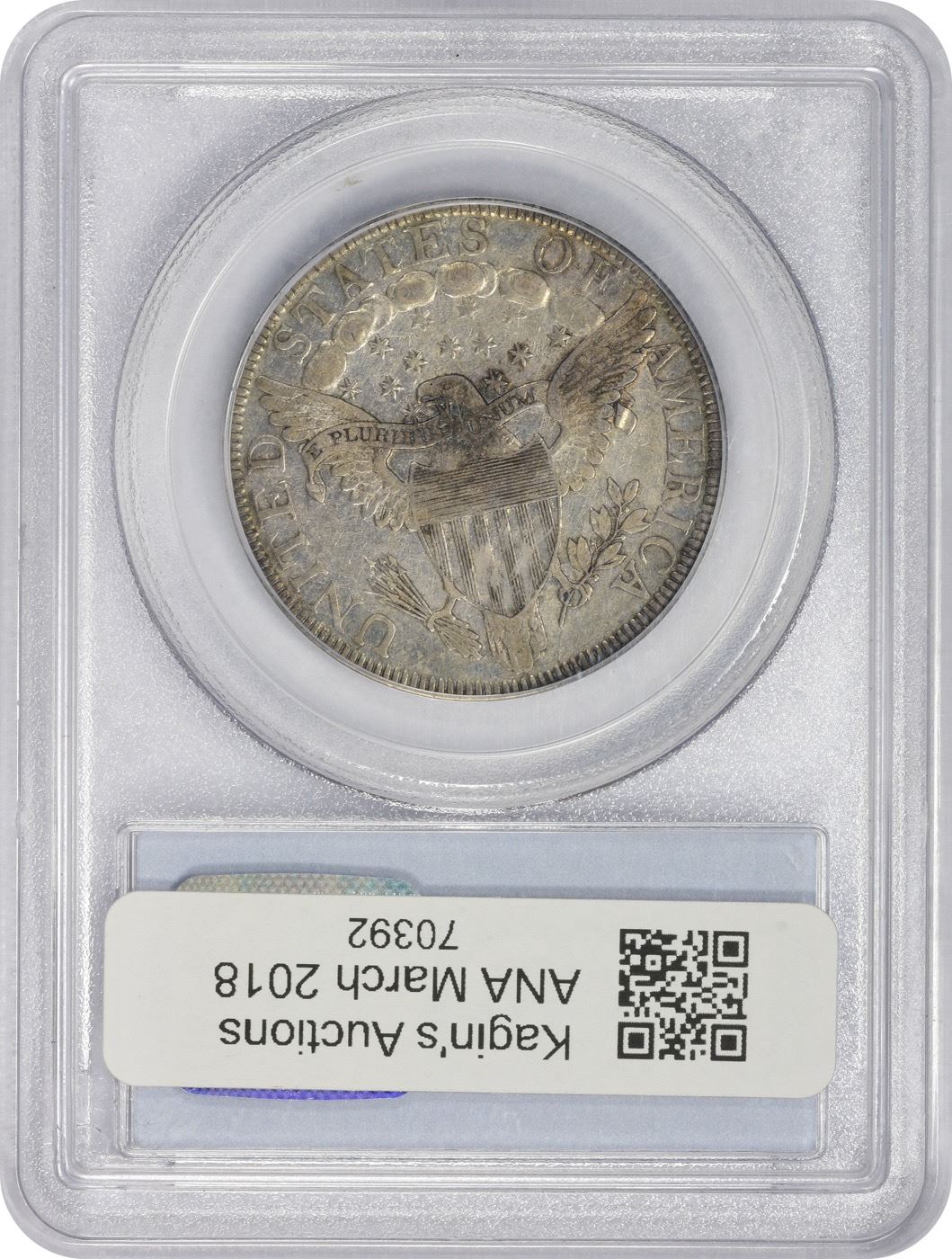 Choice EF 1802 Half Dollar 1802 Half Dollar O-101. Rarity-3. EF-40 PCGS.