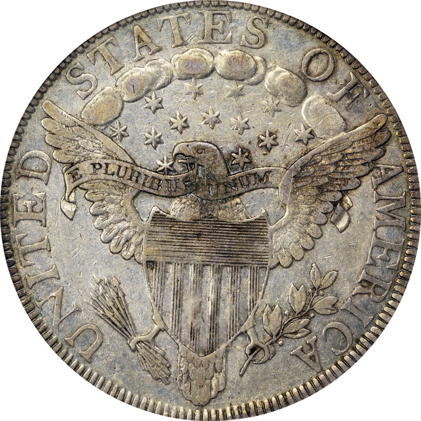 Choice EF 1802 Half Dollar 1802 Half Dollar O-101. Rarity-3. EF-40 PCGS.