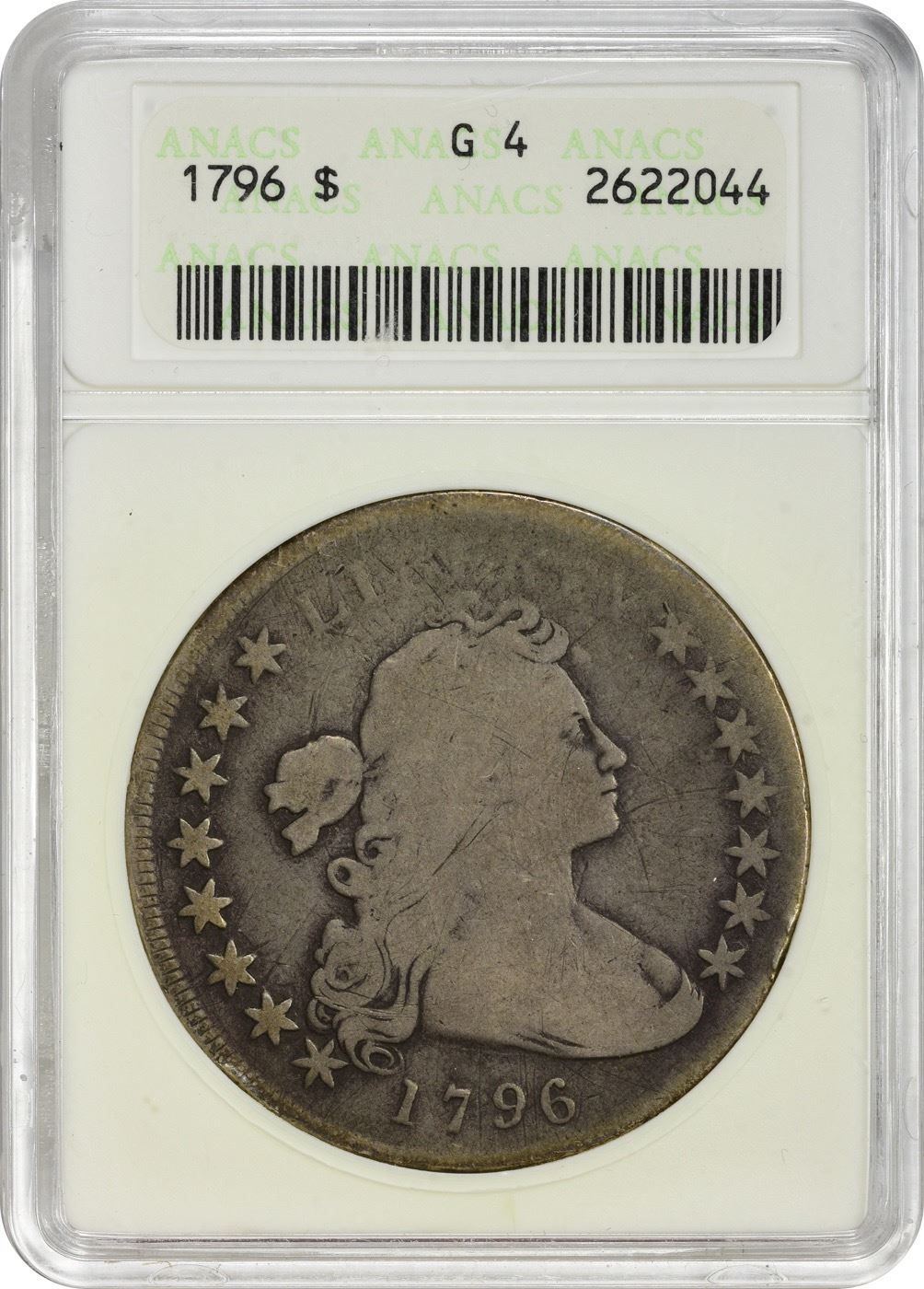 Collector-Grade 1796 Small Eagle $1 1796 Dollar Small Eagle. B-4, BB-61 ...