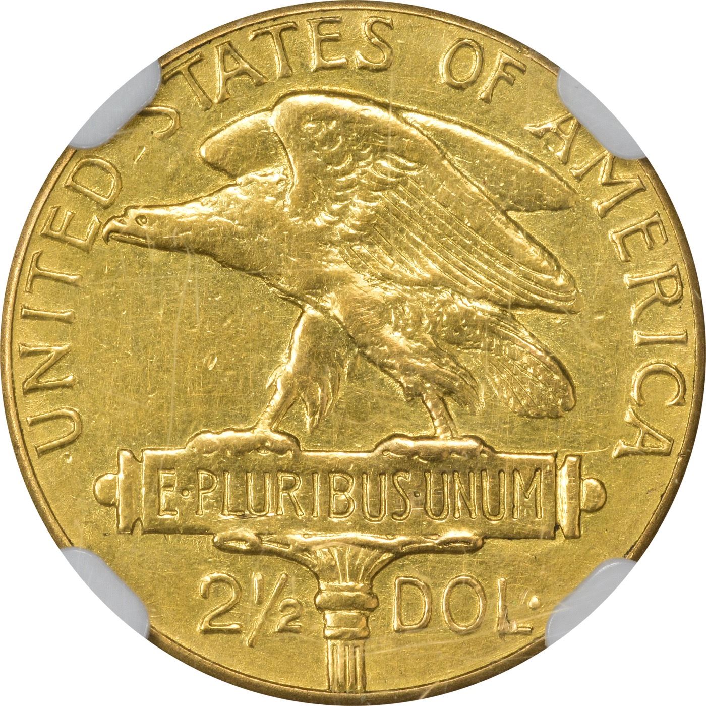 EF Details 1915-S Pan-Pac $2.50 1915-S Commem Gold Panama-Pacific Gold ...
