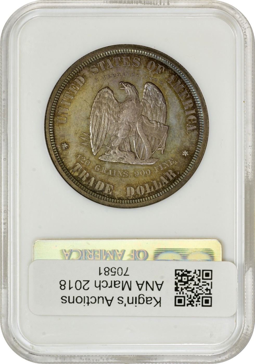 Popular 1873 Bailly Trade Dollar Pattern 1873 Pattern Trade Dollar ...