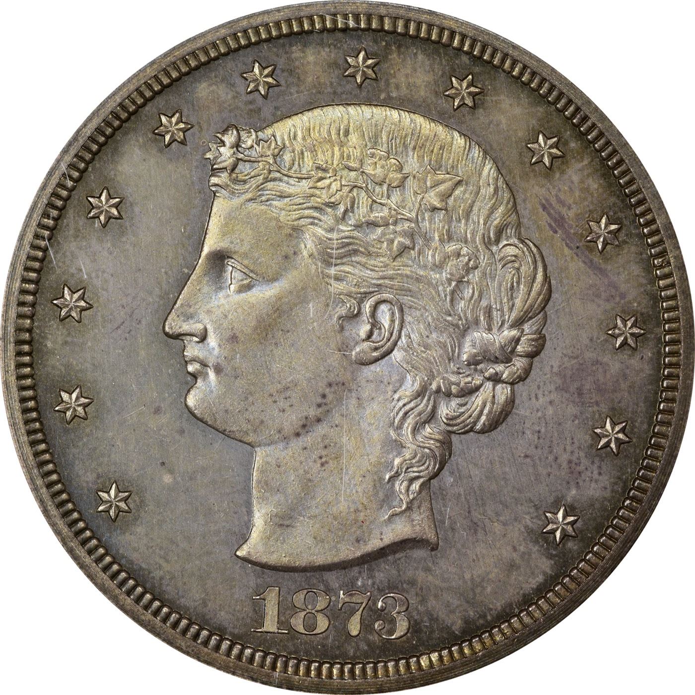Popular 1873 Bailly Trade Dollar Pattern 1873 Pattern Trade Dollar ...