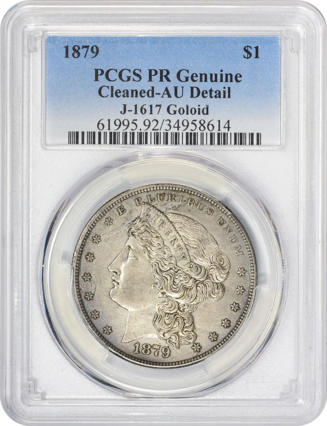 Pattern 1879 Goloid Dollar 1879 Pattern Dollar. Judd-1617, Pollock-1813 ...