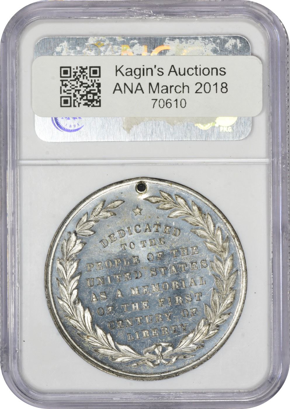(1876) Washington-Grant So-Called Dollar Pennsylvania. Philadelphia ...