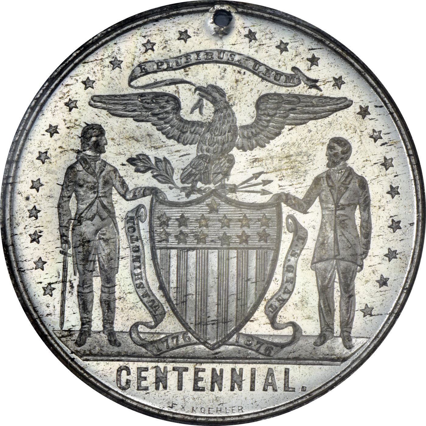 (1876) Washington-Grant So-Called Dollar Pennsylvania. Philadelphia ...