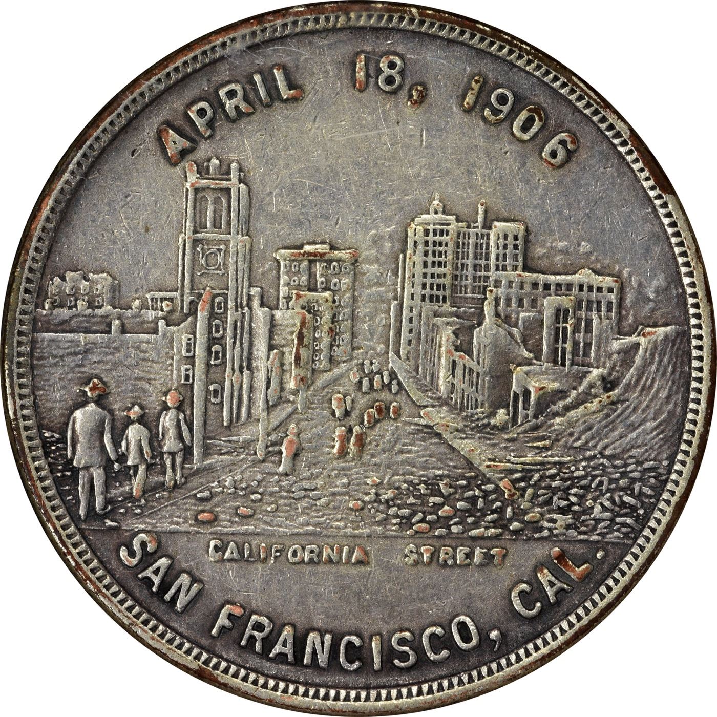 1906 San Francisco Earthquake So-Called $1 California. San Francisco ...