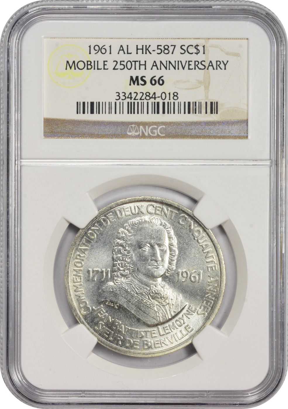 1961 Alabama So-Called Dollar Alabama. Mobile. 1961 So-Called Dollar ...