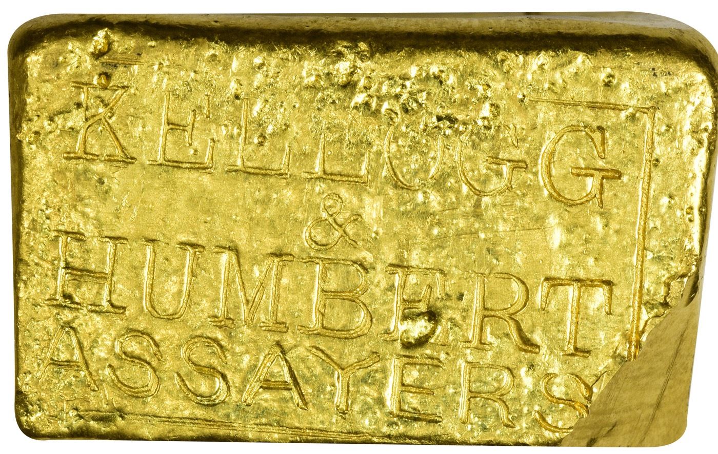 Impressive Kellogg & Humbert Gold Ingot California. San Francisco ...