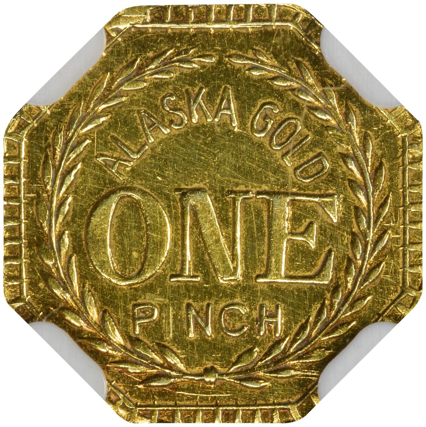 1898-Dated Alaska Indian Head One Pinch M.E. Hart. 1898-Dated Alaska ...