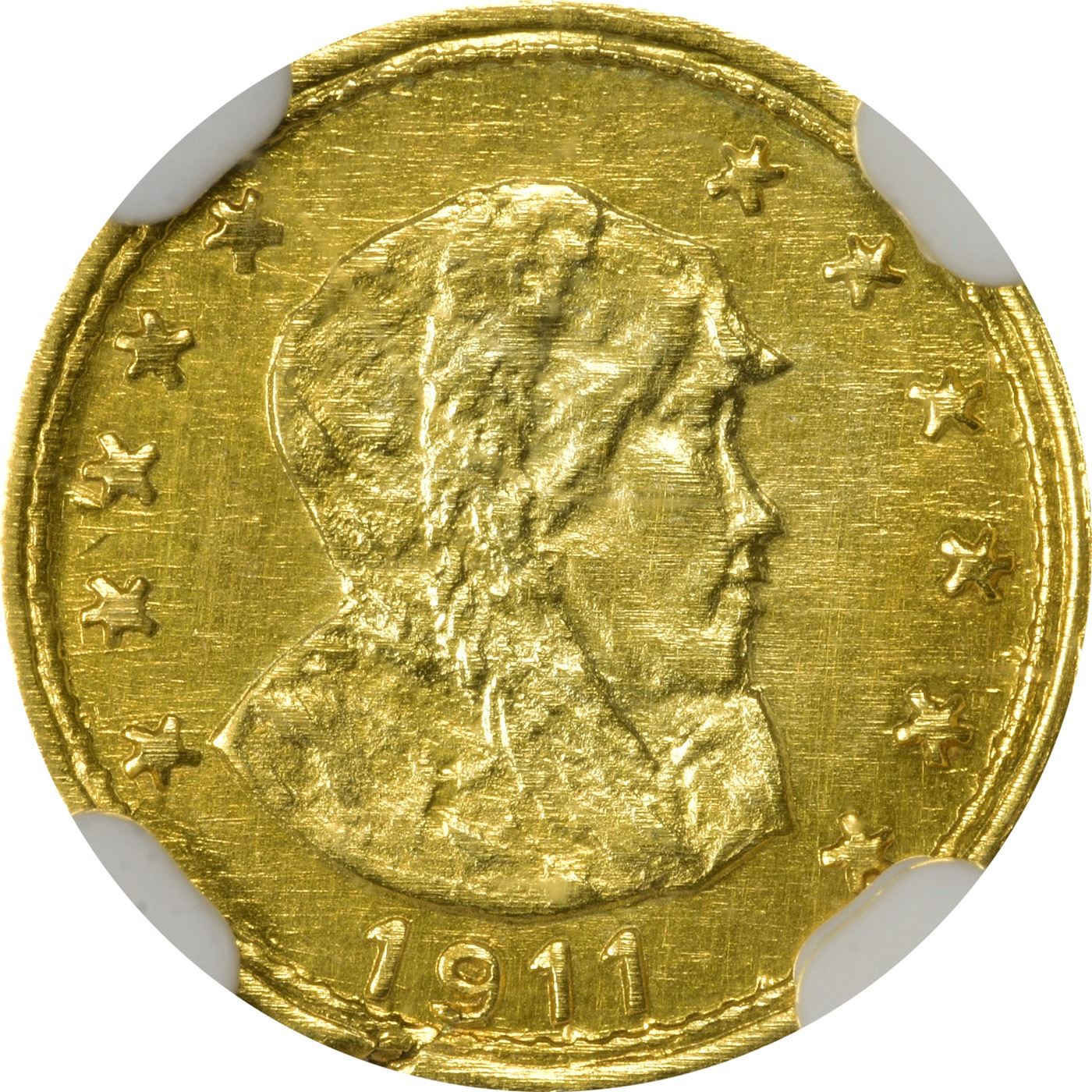 1911-Dated Alaska Gold One Token M.E. Hart. 1911-Dated Alaska One Gold ...