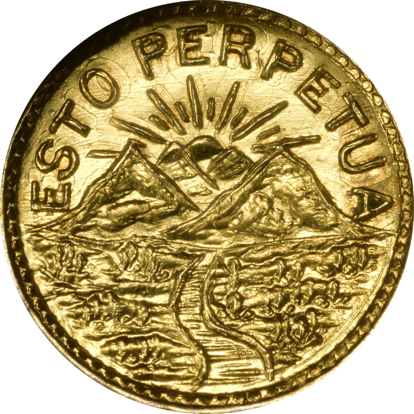 1914-Dated Gold Idaho Token M.E. Hart. 1914-Dated Idaho Gold Token ...