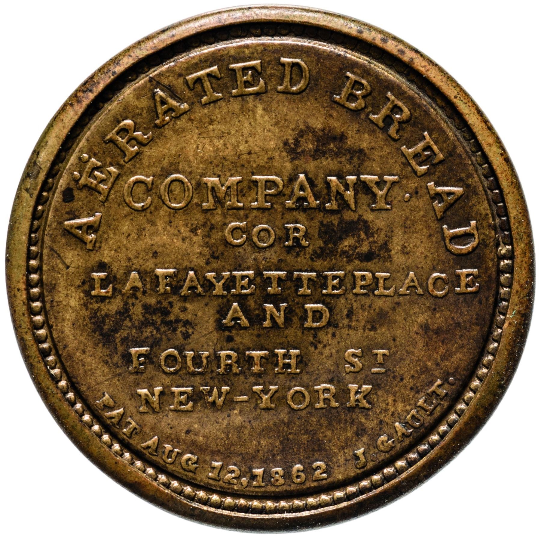 Well Centered Ex. Ford Aerated Bread Company One Cent Aerated Bread ...