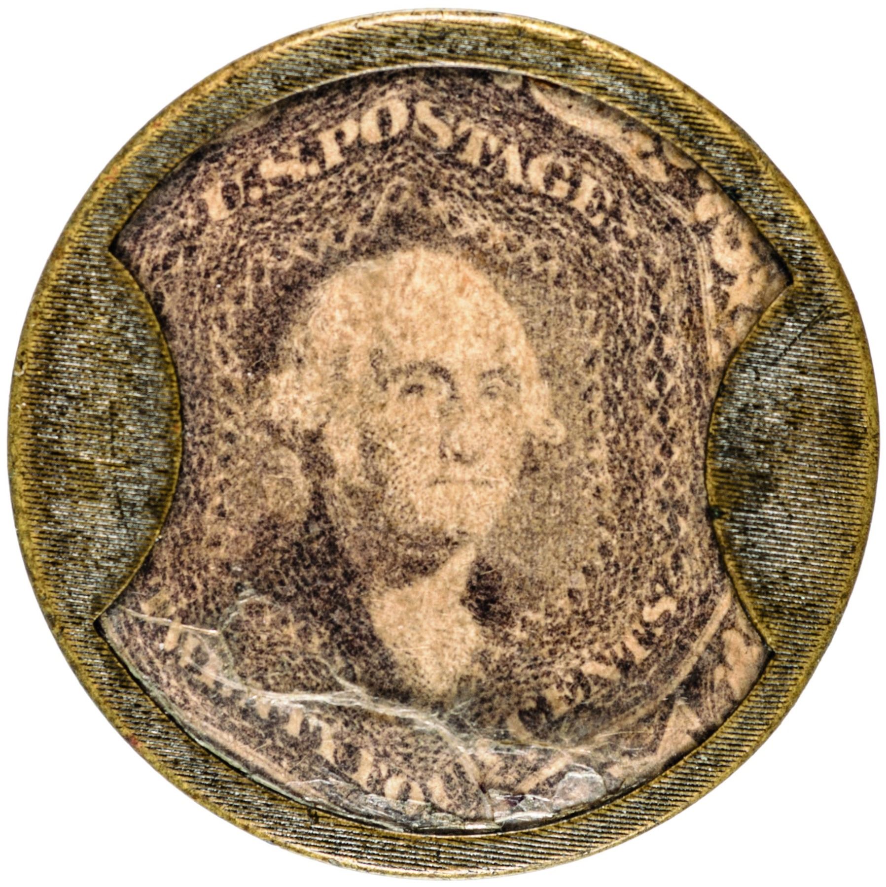 Likely Unique Ribbed Frame 24 cent Irving House, Hunt & Nash Irving ...