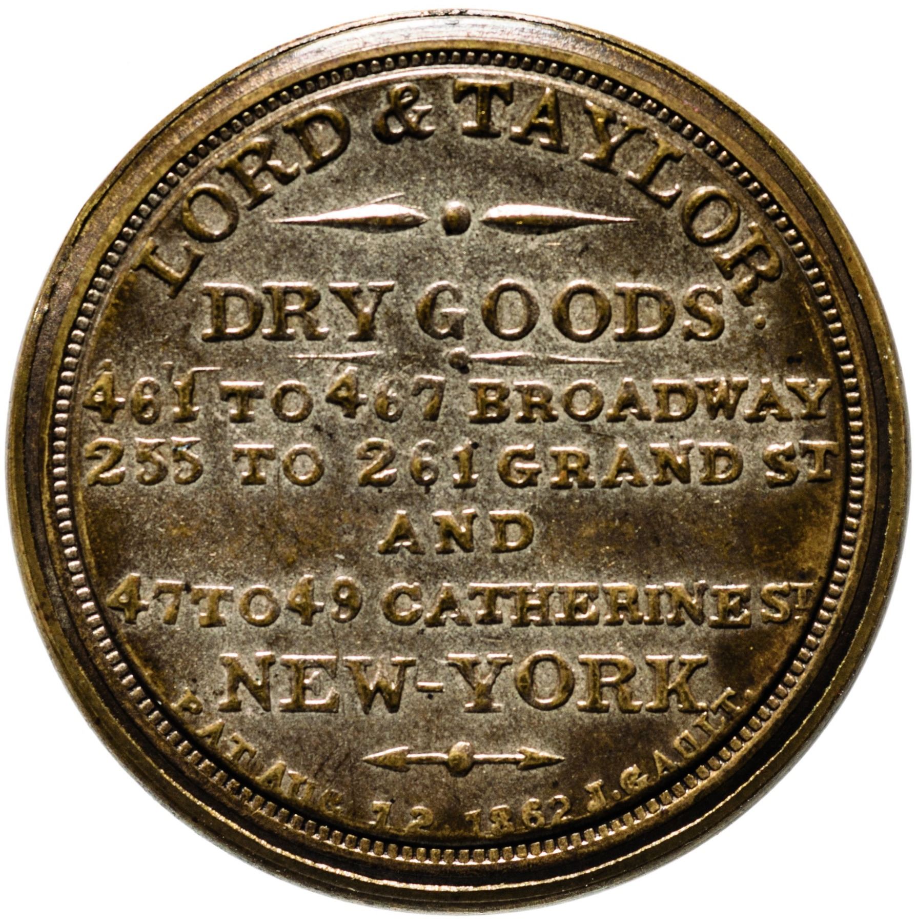 Ex. Arnold Perl, William Kelly Lord & Taylor 24 Cents Lord & Taylor. 24 ...