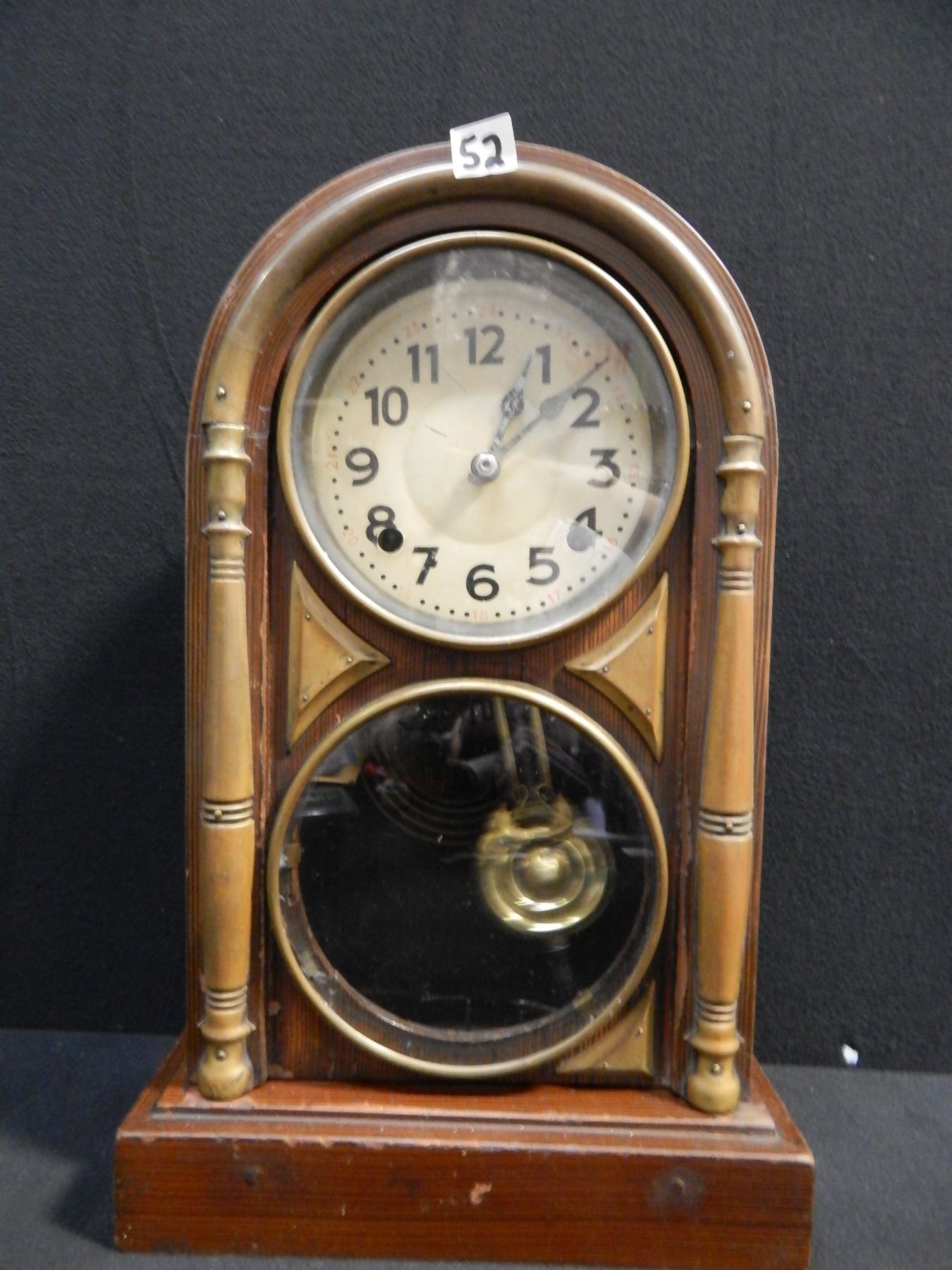 WALL CLOCK/IMPERIAL SHELF CLOCK/ARCH TOP/TIME AND STRIKE