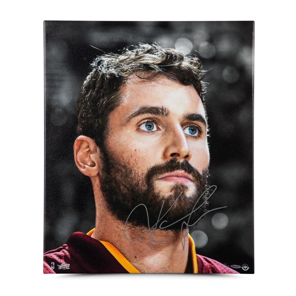 Kevin Love Signed LE Cavaliers "Up Close Personal" 20" x 24" Canvas ...