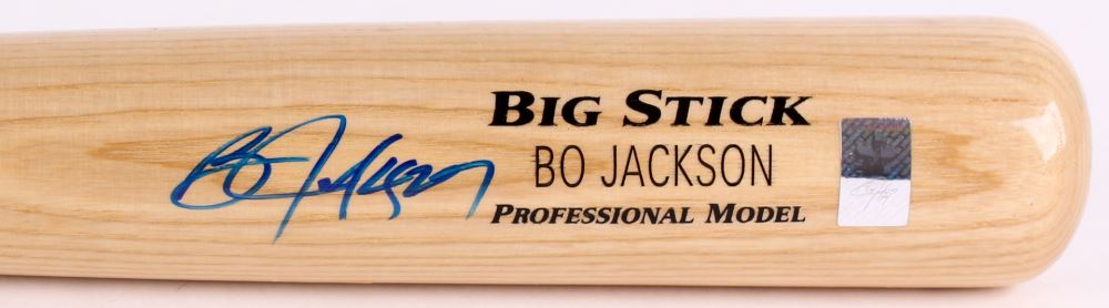 Bo Jackson Signed Custom Engraved Game Model Rawlings Adirondack Pro ...