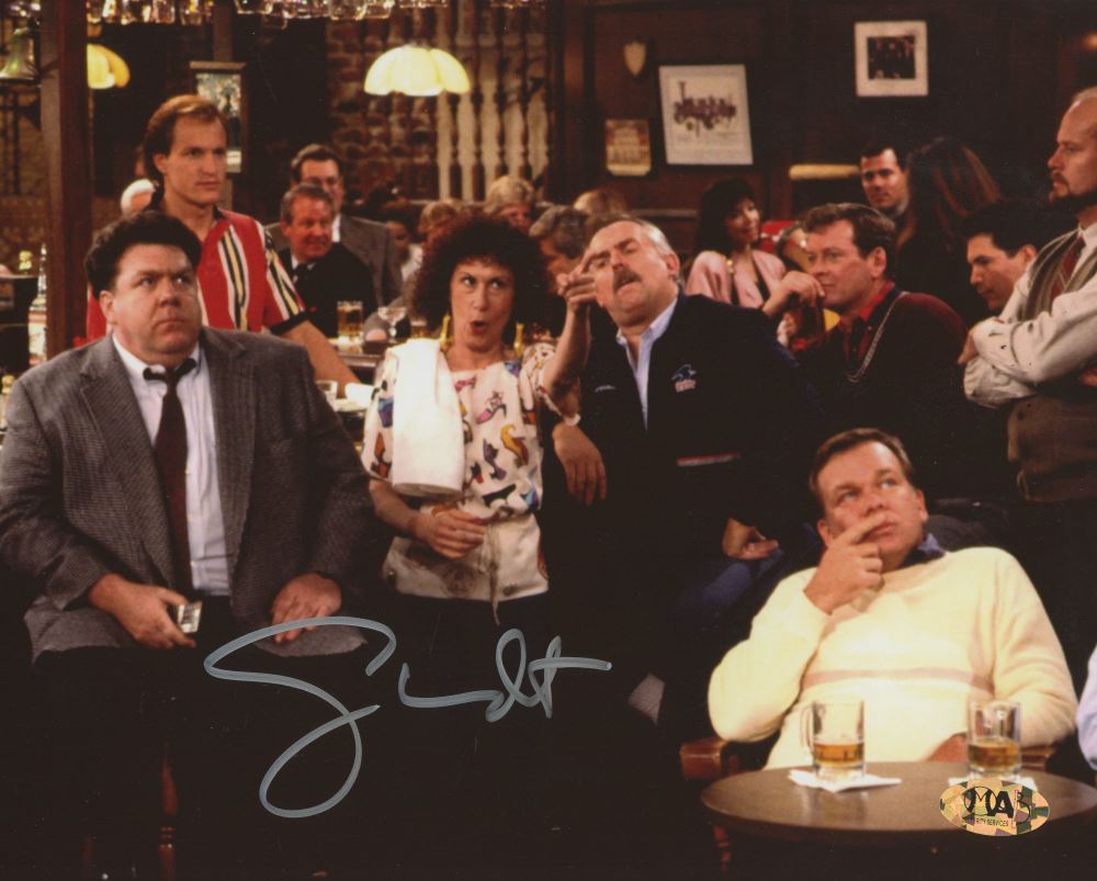 George Wendt Signed "Cheers" 8x10 Photo (MAB Hologram)