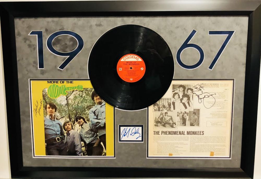 The Monkees Band-Signed 26x35 Custom Framed Display with (4) Signatures ...