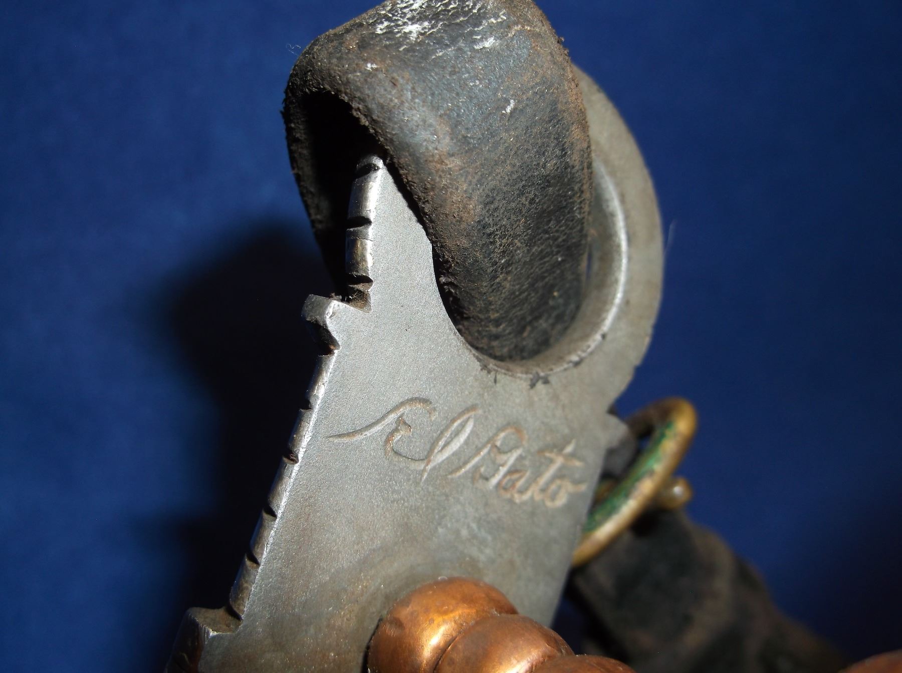 Marked El Gato Silver Inlaid Bit- Santa Barbara Cheek- Engraved Spade ...