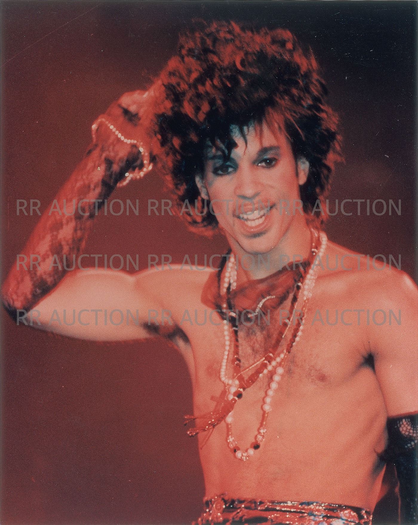 Prince Group of (5) 1985 Purple Rain Tour Color Photographs