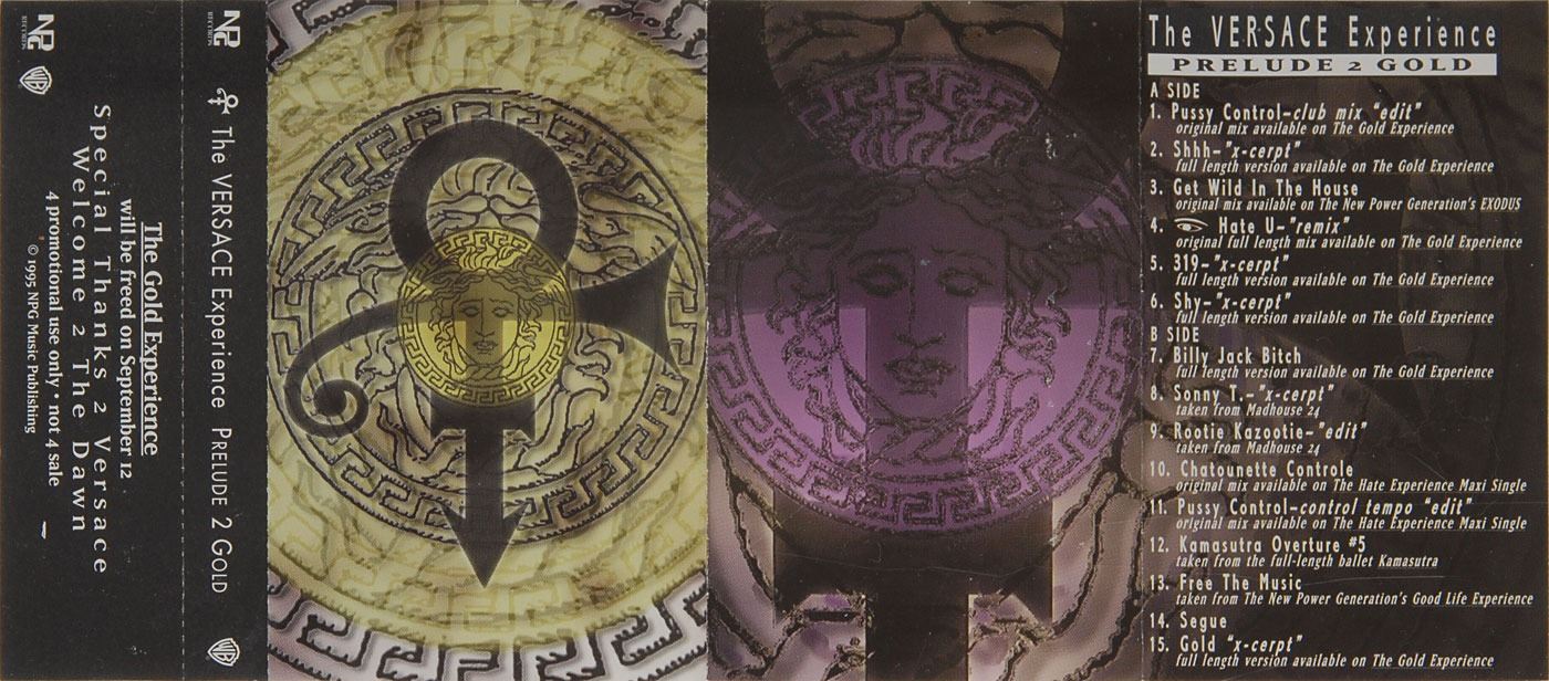 Prince ‘The Versace Experience (Prelude 2 Gold)' Test Pressing Promo ...